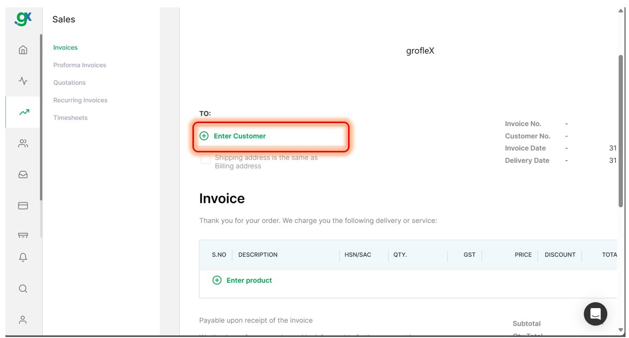 Tutorial: How to create Invoices - GrofleX